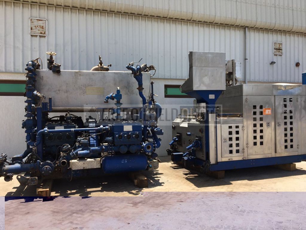10236067 - Skid Mounted Schlumberger CPS 361 Cementing Unit with PG05 2 ...